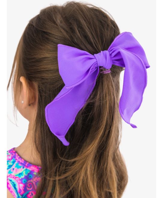 Neon Purple Active Bow