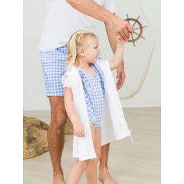 White Terry Full-Zip Cover-Up